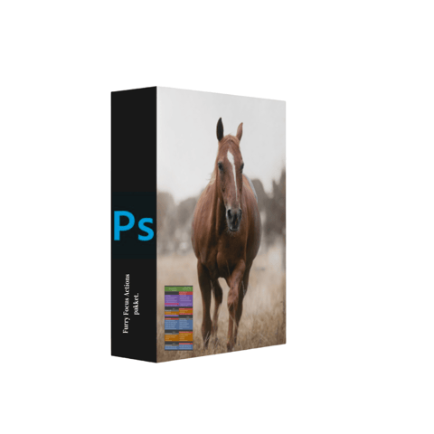 Furry Focus Photoshop Action pakket