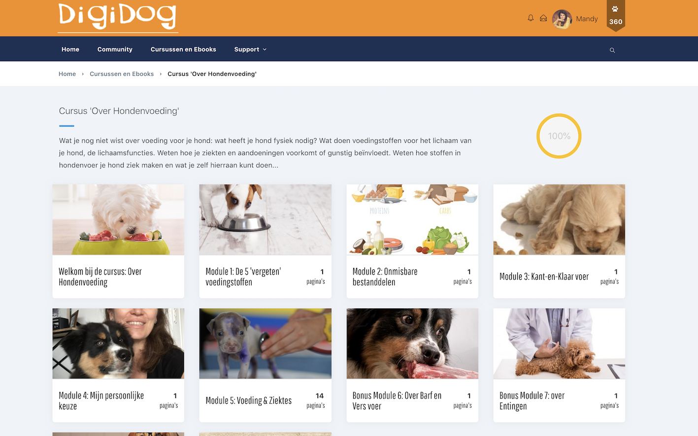 Online cursus: Gezonde Voeding voor je hond | Easy checkout | Digidog ...