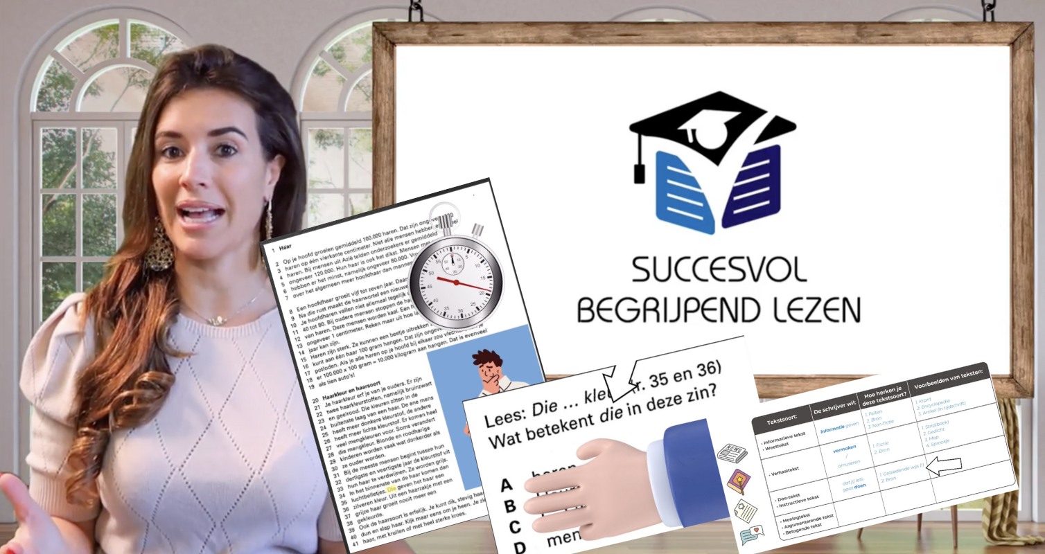 Succesvol Begrijpend Lezen - WEBINARKORTING 78,- euro korting | Easy checkout | Succesvol Leren