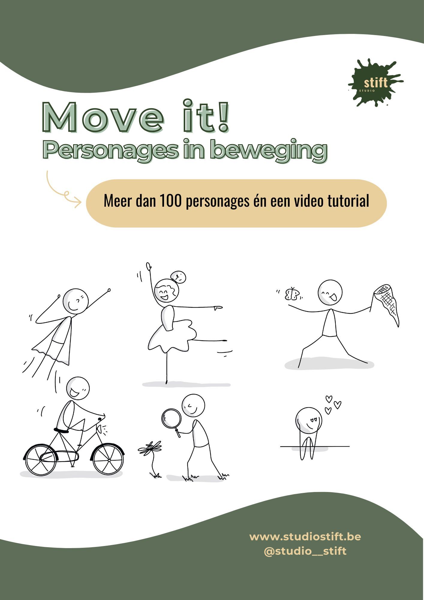 Personages in beweging