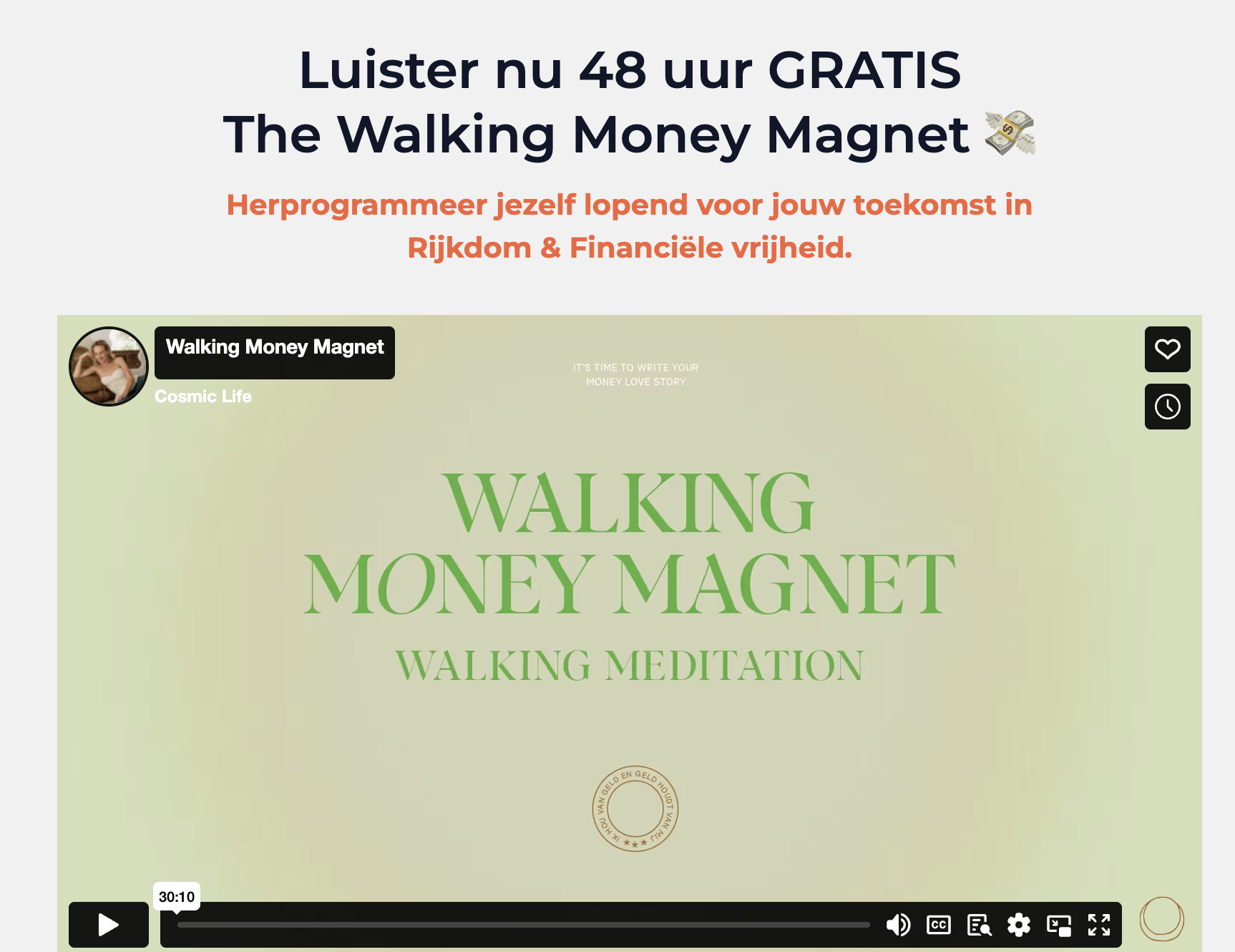 Gratis Walking Money Magnet