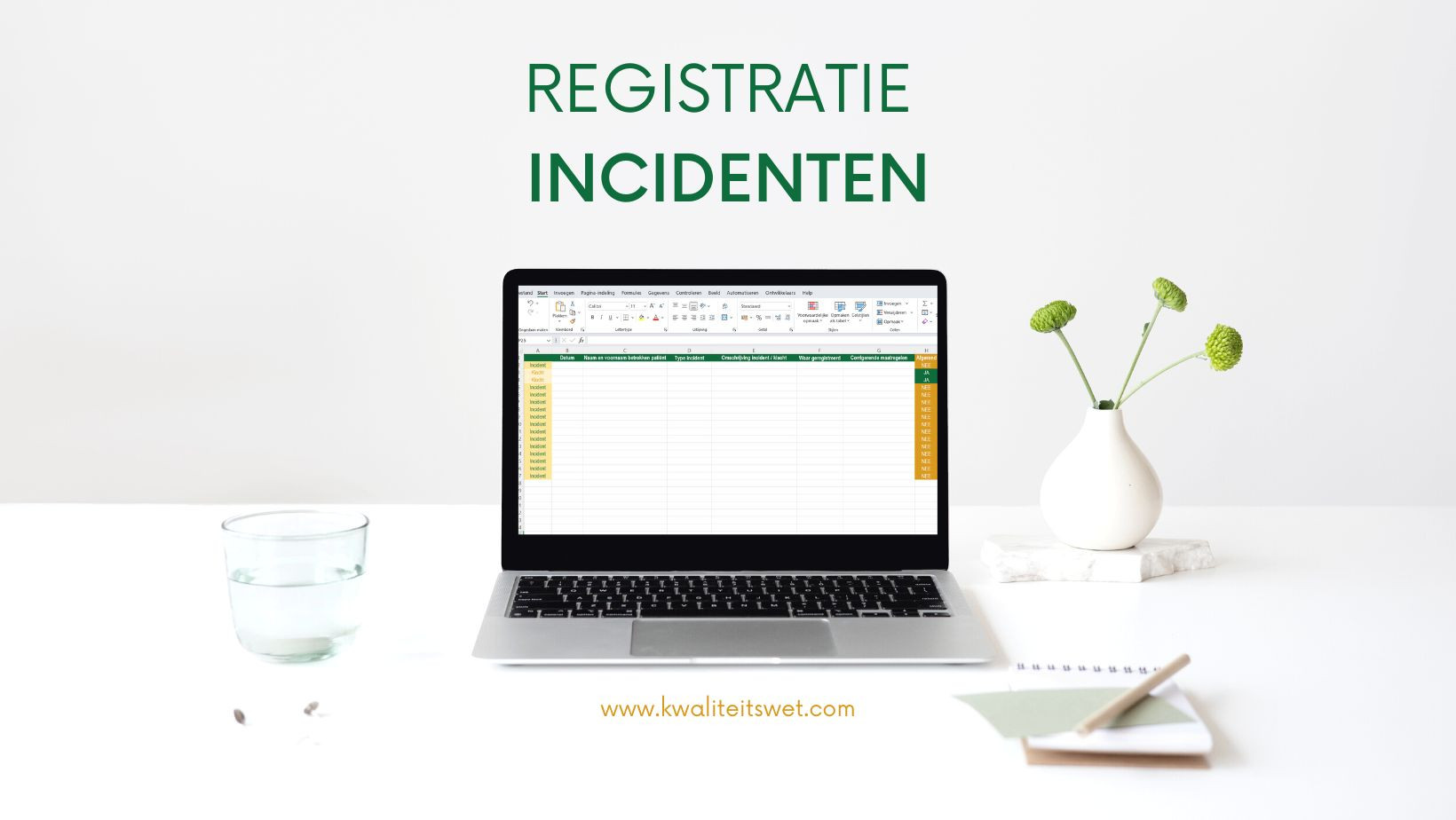 Registratie incidenten | Easy checkout | Kwaliteitswet VOF